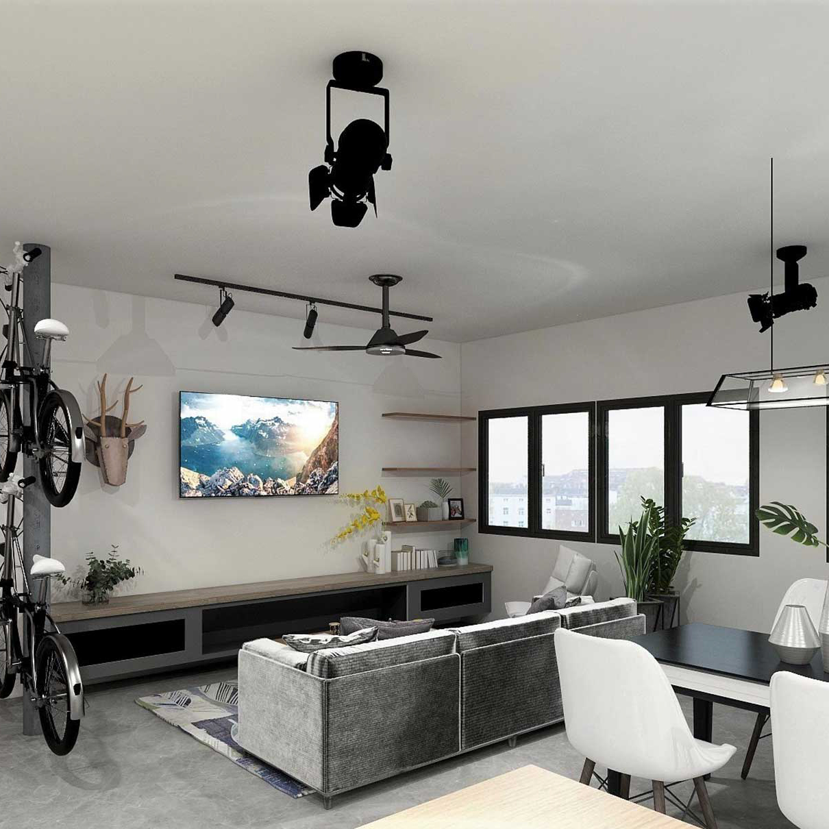 Create a Cozy and Inviting Living Room with Up Lighting - grounddesigns